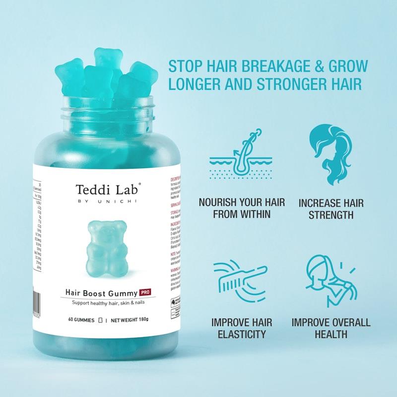 Unichi Hair Boost Gummy PRO x1 Pack TEDDI LAB – Creelman's Pharmacy