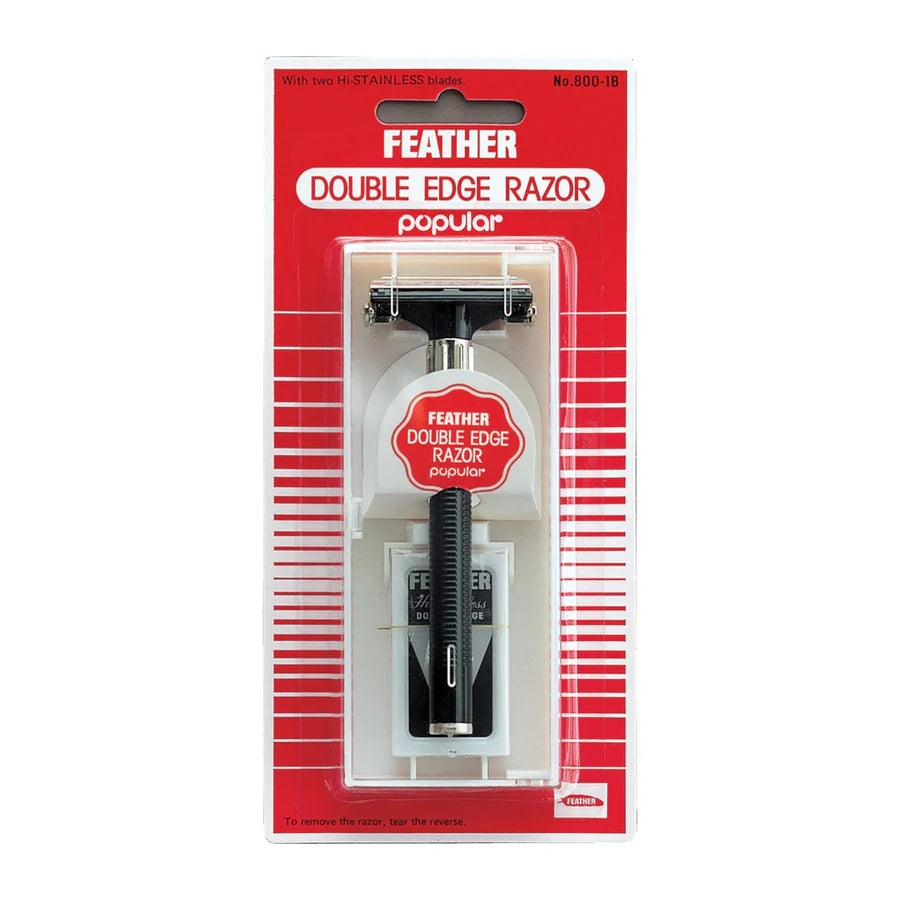 FEATHER SAFETY RAZOR CO DOUBLE EDGE RAZOR – Creelman's Pharmacy