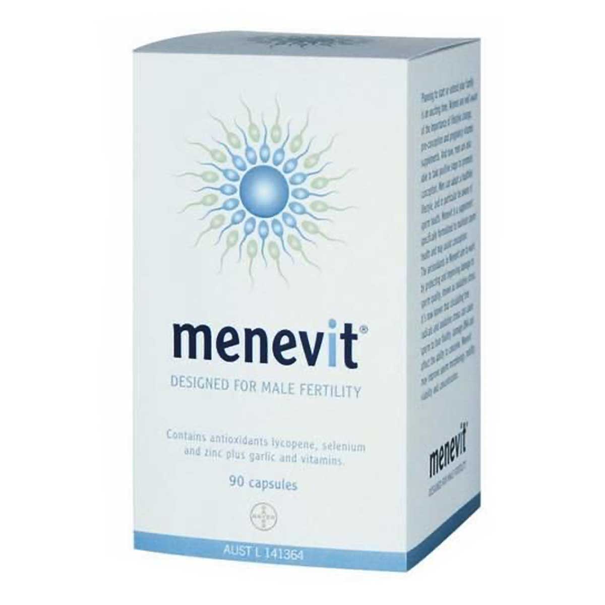 Menevit Male Fertility Supplement Capsules - 90 pack – Creelman's Pharmacy